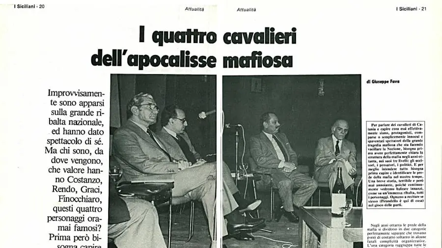 Blog mafie - Sul mensile “I Siciliani” l’intreccio fra mafia-politica ...