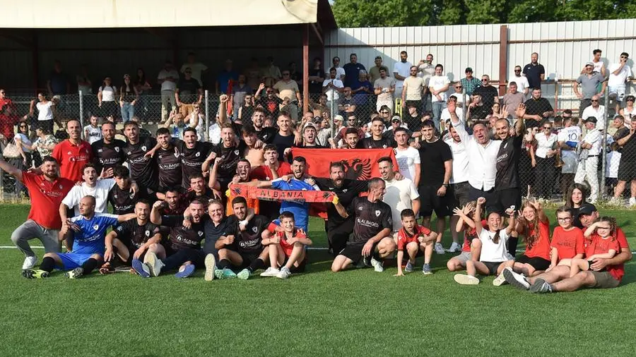 L’orgoglio del Taulanti, la squadra di soli albanesi