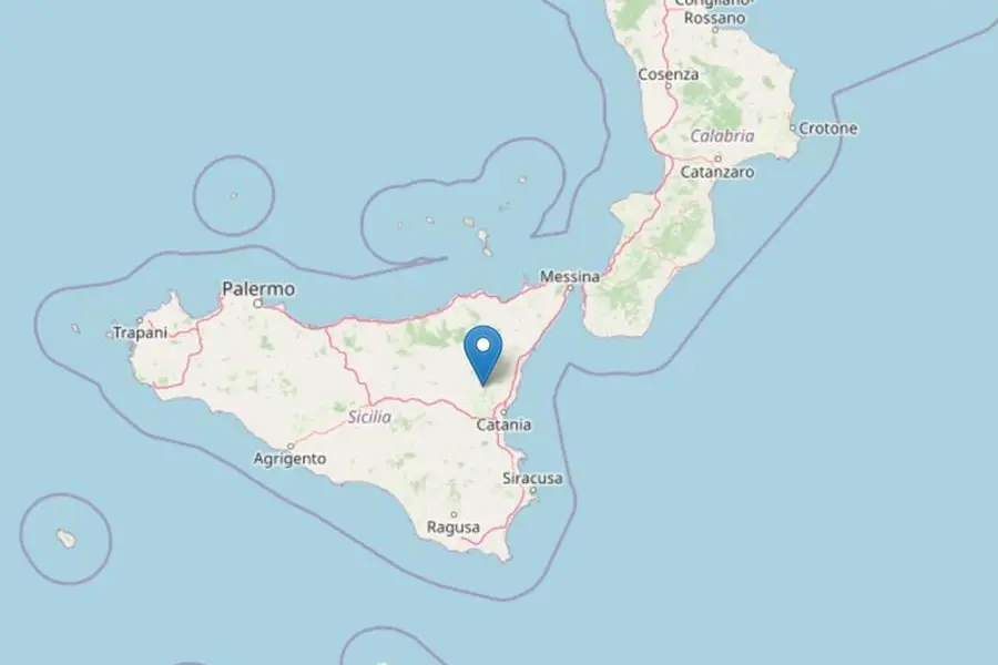 Scossa di terremoto a Catania di magnitudo 4.5, la protezione civile ...
