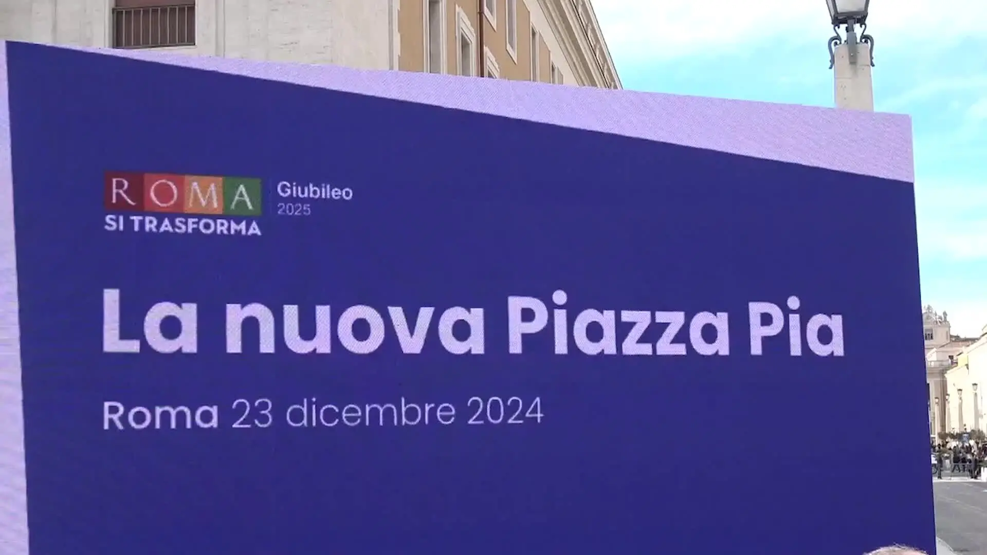 Roma, inaugurata la nuova Piazza Pia e il sottopasso di Lungotevere in ...